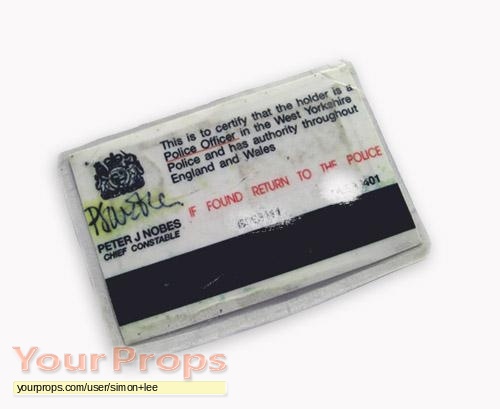 A Touch Of Frost DI Jack Frost (David Jason) Original Warrant Card ... A Touch Of Frost DI Jack Frost (David Jason) Original Warrant Card ...